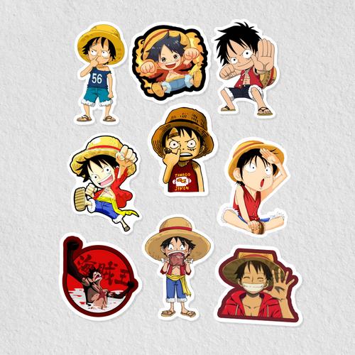 Jual Stiker Anime One Piece luffy zoro brook nami sanji stiker case ...