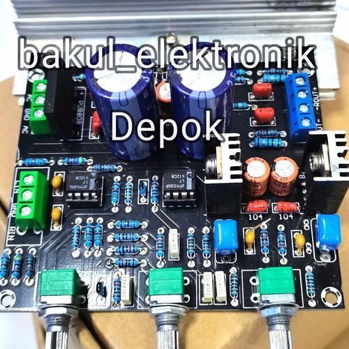 Jual KIT AMPLIFIER kit speaker ACTIIVE TDA7265 STEREO 30w x 2 - PCB ...