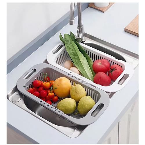 Jual Rak Peniris Kitchen Sink Saringan Bak Cuci Piring Material Plastik ...