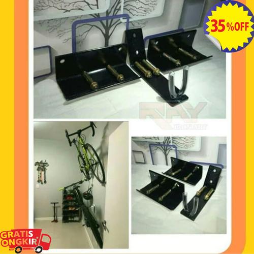 Jual Gantungan Sepeda Dinding Pedal Gantungan Sepeda Dinding - Putih ...