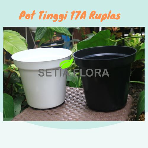 Jual Pot Polos Plastik Tinggi 17A Ruplas - Merah Bata - Jakarta Selatan ...