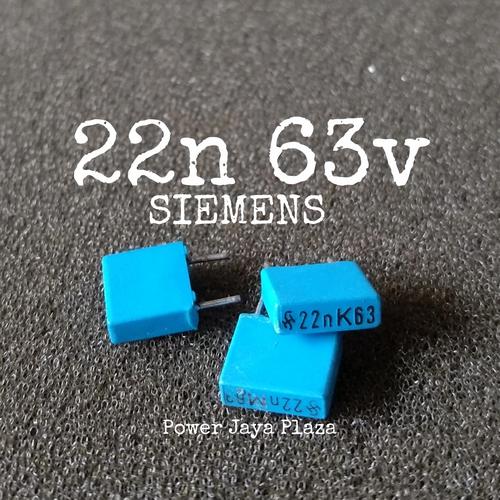 Jual Kapasitor 22n 63v original Siemens high Quality Capacitor - Kota ...