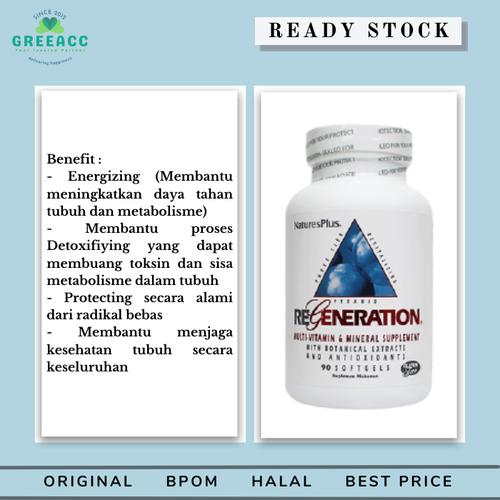Jual Nature's Plus Regeneration Origina BPOM 90 tab Multivitamin ...
