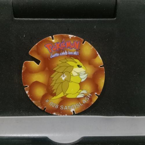 Jual mainan hadiah chiki tazos spin 3d pokemon vintage jadul sandslash ...