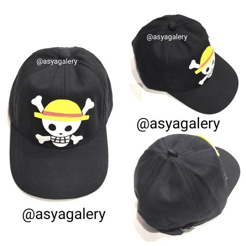 Jual TOPI KARAKTER ONE PIECE/TOPI ANAK ONE PIECE/TOPI ANIMASI ONE PIECE ...