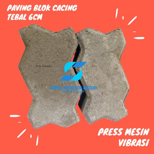 Jual Paving Block Cacing Conblok Cacing Paving blok cacing Tebal 6cm ...