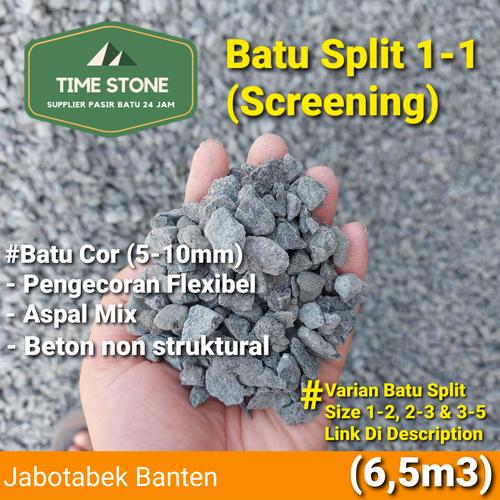 Jual batu split cor 1-1 screening kecil - Kab. Tangerang - Time Stone ...