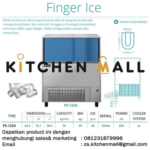 Jual GEA PS-122A FINGER TUBE ICE / MESIN PEMBUAT ES BATU KRISTAL ...