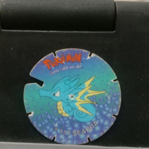 Jual mainan hadiah chiki tazos spin 3d pokemon vintage jadul seadra 2 ...