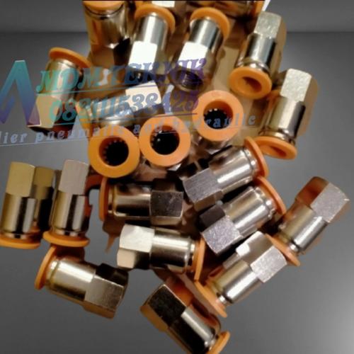 Jual FITTING PNEUMATIC PCF 8-02 FITTING DRAT DALAM 8MM x1/4 INCH ...