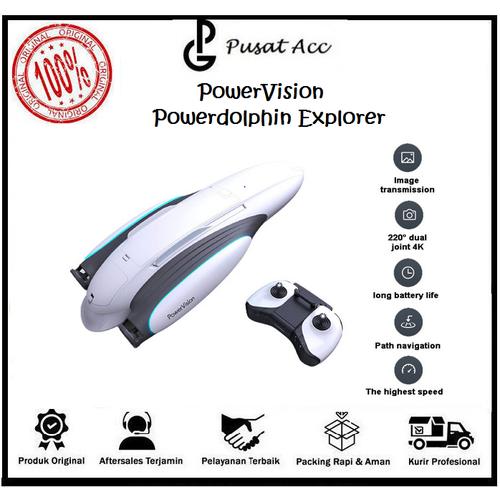 Jual PowerVision Powerdolphin Explorer Water Drone 4K - Power Dolphin ...