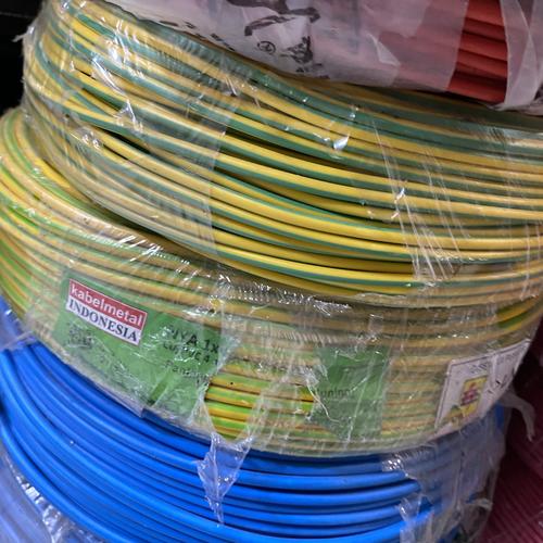 Jual Kabel Metal NYA 4mm 100m / KabelMetal Nya 4 mm / NYA 4mm Kuning ...