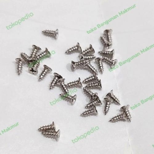 Jual Sekrup M2.6 Sekrup FH 2.6 Panjang 5mm 6mm 8mm 10mm 12mm isi 50pcs ...