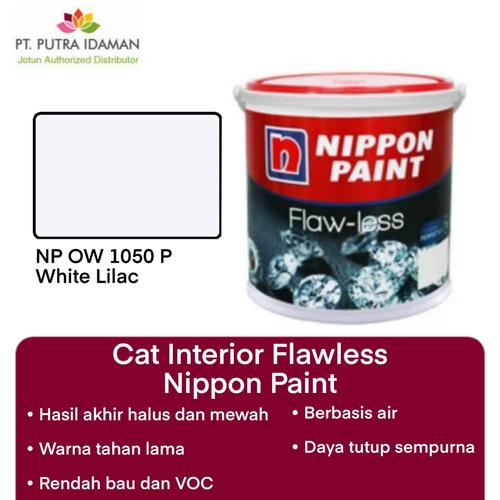 Jual CAT NIPPON PAINT FLAWLESS 2,5 LITER - WHITE LILAC NP OW 1050P ...