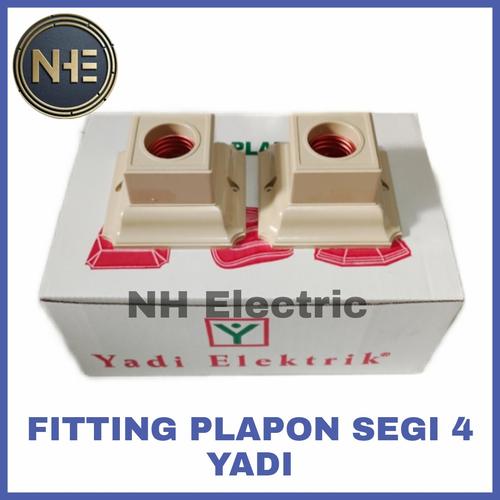 Jual Fitting Lampu Plafon Segi 4 Yadi - Pitting Flapon Segi 4 Yadi ...