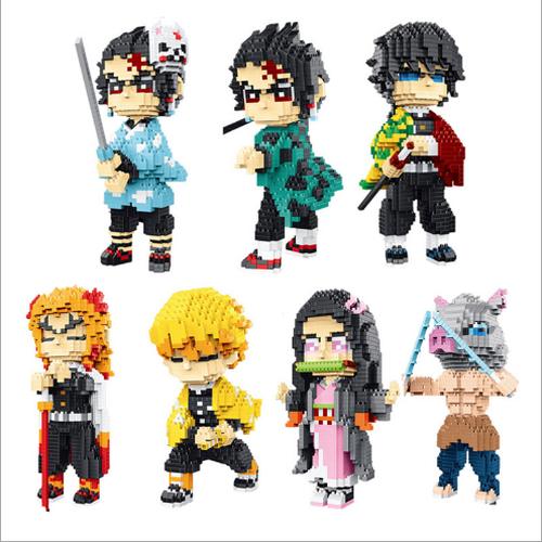 Jual Bricks Nano Block Demon Holy Slayer Anime Series Mainan LBP ...