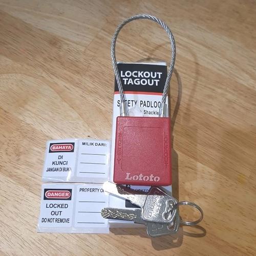 Jual LOTOTO LS410 Gembok Safety Loto Padlock Safety Lockout Tagout ...