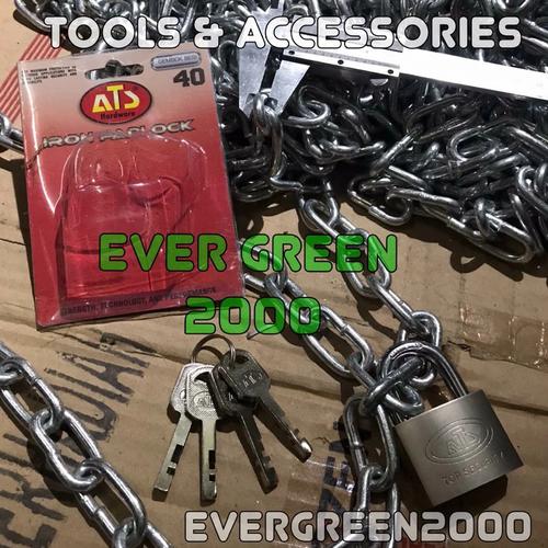 Jual Rantai Besar (1 atau 2) meter + Gembok 40 mm dgn (3 atau 4) Anak ...