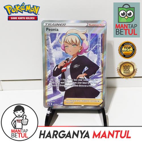Jual Peonia Full Art Chilling Reign - Kartu Game Pokemon TCG English ...