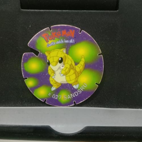 Jual mainan hadiah chiki tazos spin 3d pokemon vintage jadul sandshrew ...