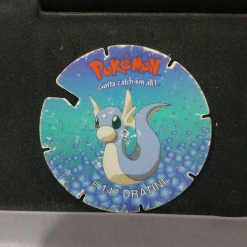 Jual mainan hadiah chiki tazos spin 3d pokemon vintage jadul dratini 2 ...