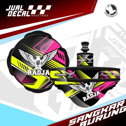 Jual Stiker Sangkar Lovebird RADJA Stiker Decal Tebok Lovebird RAJA PVC ...