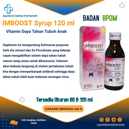 Jual Imboost Imbost Kids Syrup 60 & 120ml / Vitamin Daya Tahan Tubuh ...