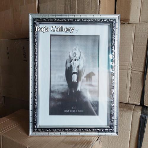 Promo Frame / Bingkai Foto Sertifikat A4 21x30cm Gold Ukir 3cm ...