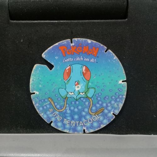 Jual mainan hadiah chiki tazos spin 3d pokemon vintage jadul tentacool ...