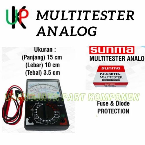 Jual analog multimeter multitester avometer analog sunwa - Kab. Bekasi ...