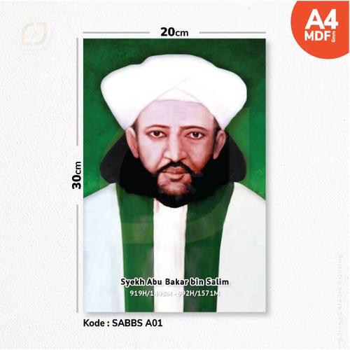 Jual Cetak Foto+MDF A4/8R/2030 Habib/Ulama/Syekh ABU BAKAR bin SALIM ...