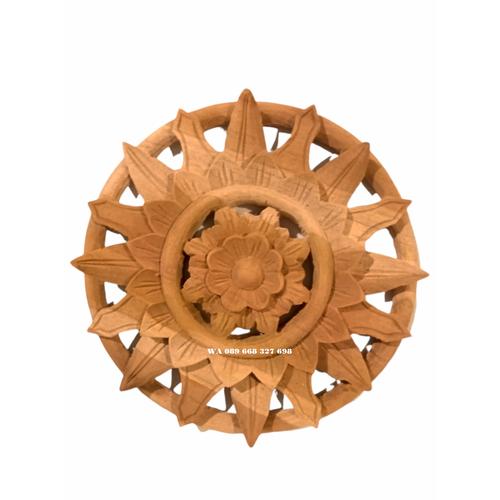 Jual Ukiran Bundar Ornamen Tempel Pintu Kusen Lemari Tembok Diameter ...