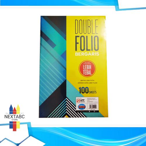 Jual Double Folio Garis / Bergaris Sidu F4 100 Lembar - Kota ...