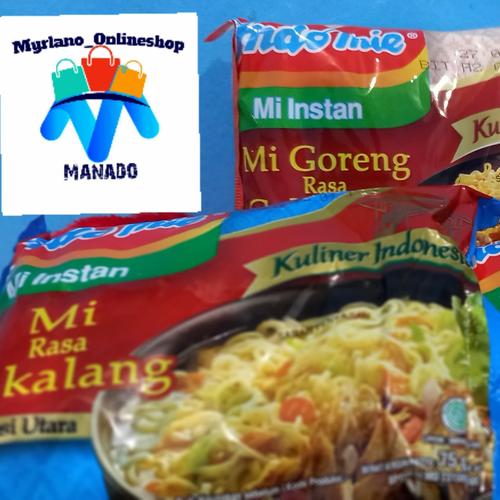 Jual indomie cakalang khas Manado 1 paket 12 bungkus - campur - Kota ...