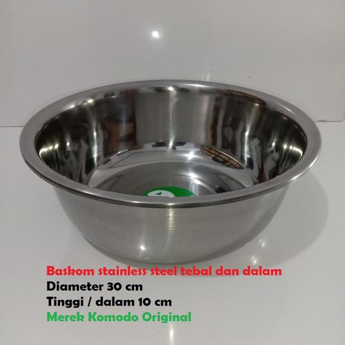 Jual BASKOM STAINLESS STEEL Diameter: 30 cm - 30 CM LAINNYA - Jakarta ...