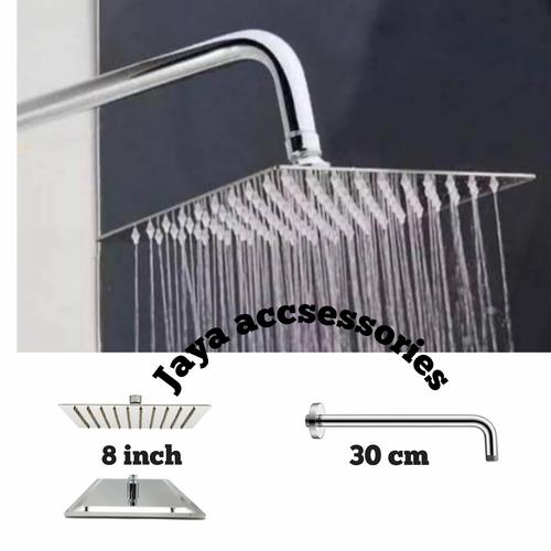 Jual shower mandi tanam tembok shower hujan - 8 inch - Jakarta Barat ...