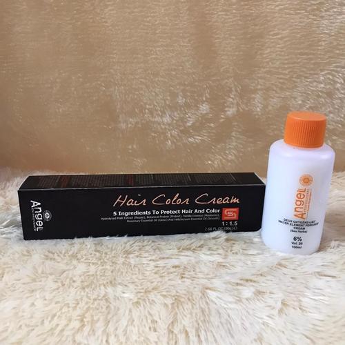 Jual Angel Hair Color 80gr dan Oksidan mini 100ml set - Kota Tangerang ...
