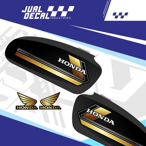 Jual Stiker GL 100 Batik Striping Variasi GL100 Custom Sticker - Hijau ...