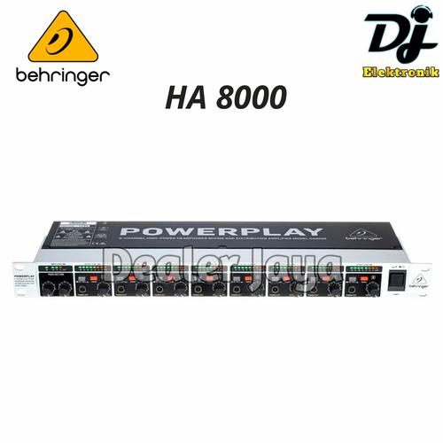 Jual Headphone Amplifier Behringer HA 8000 / HA8000 V2 - 8 channel ...