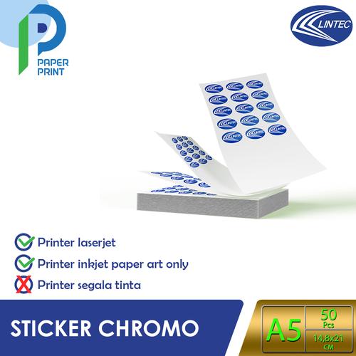 Jual Sticker CHROMO Glossy Premium Quality Ukuran A5 Isi 50 Lembar Pas ...