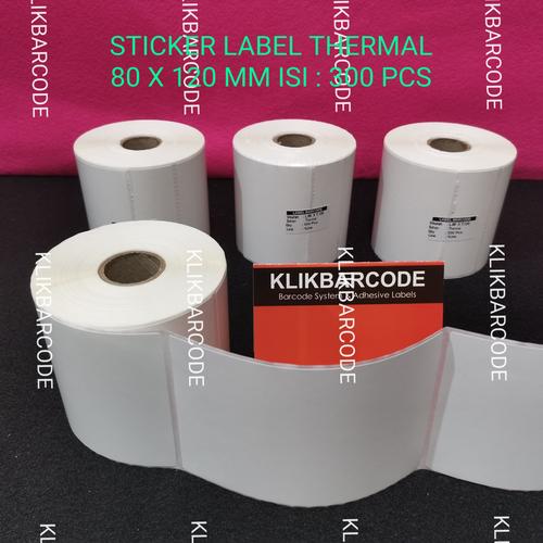 Jual Label Barcode Direct Thermal 80x120 80 x 120 core 1" isi 300 pcs - Kota Semarang ...