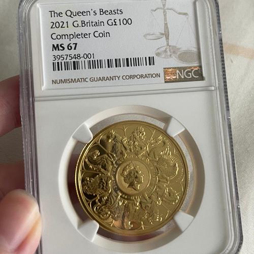 Jual Queen Beast 2021 Great Britain Completer 1oz Gold Coin - Kota ...