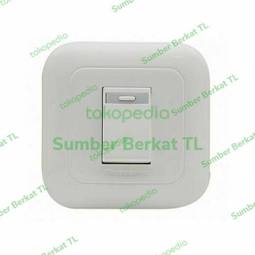 Jual Saklar Single/Engkel Warna Putih Panasonic inbow ib WEJ78019 ...