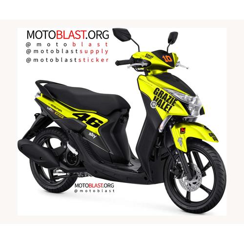 Jual Decal Stiker Yamaha GEAR 125 Livery Grazie Vale Motoblast Full ...