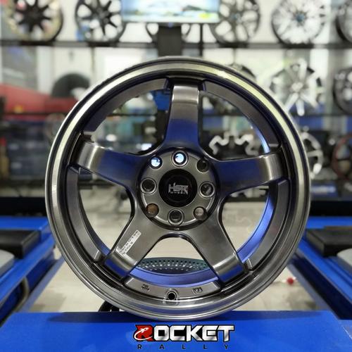 Jual velg mobil racing JDM ring 15 palang 5 HSR for Ayla Brio Avanza dll - Kab. Sidoarjo ...