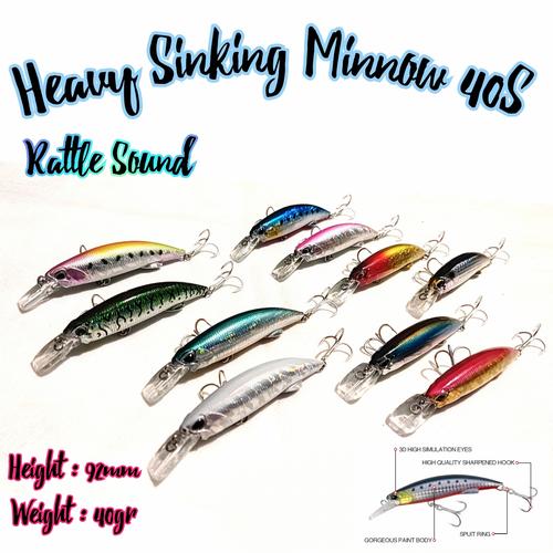Jual Heavy Sinking Minnow 40S 40gr - F - Kota Surabaya - Ocean ...
