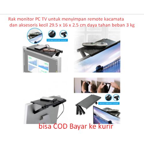 Jual Rak monitor PC TV untuk menyimpan remote kacamata dan aksesoris ...