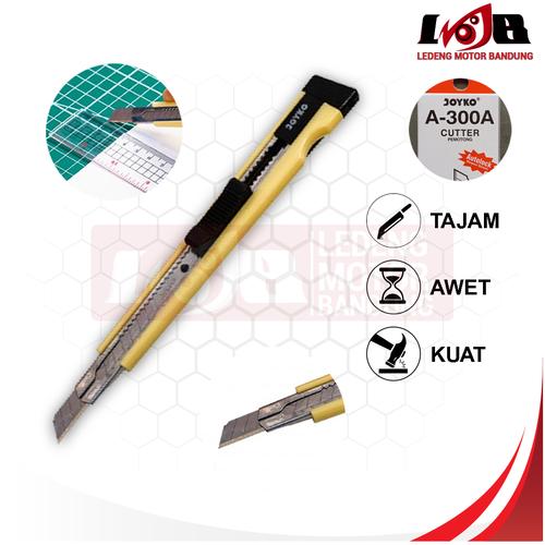 Jual Joyko Cutter Kecil A300 Autolock Alat Potong Kertas Pisau Cuter ...