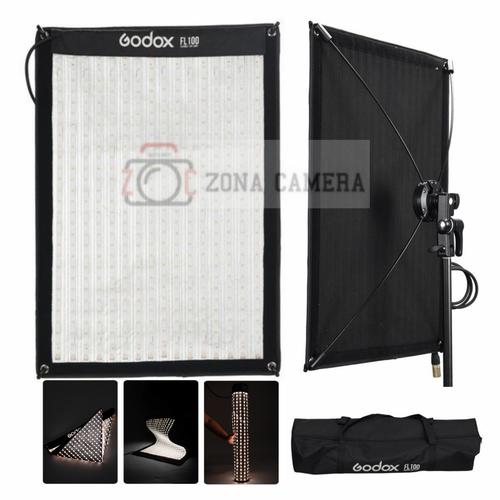Jual Godox FL100 100w LED Lighting Flexible Video Rollable Kain Lampu ...