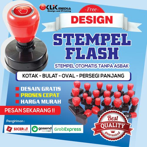 Jual STEMPEL FLASH | STEMPEL OTOMATIS | FREE DESAIN | MURAH | CEPAT ...